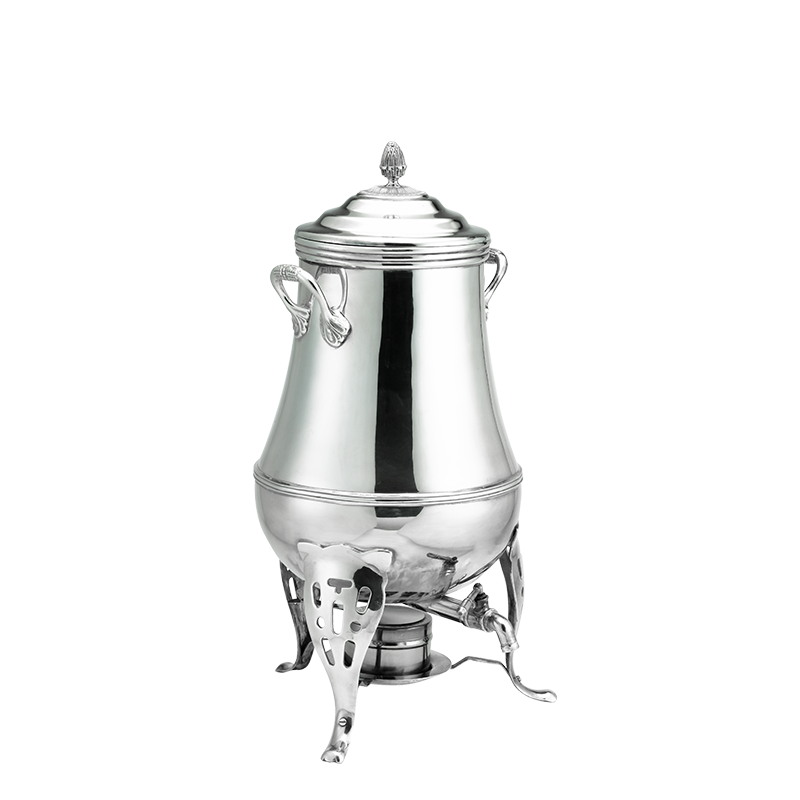 Vermietung Samowar Silber 18 L H 60 cm - Options